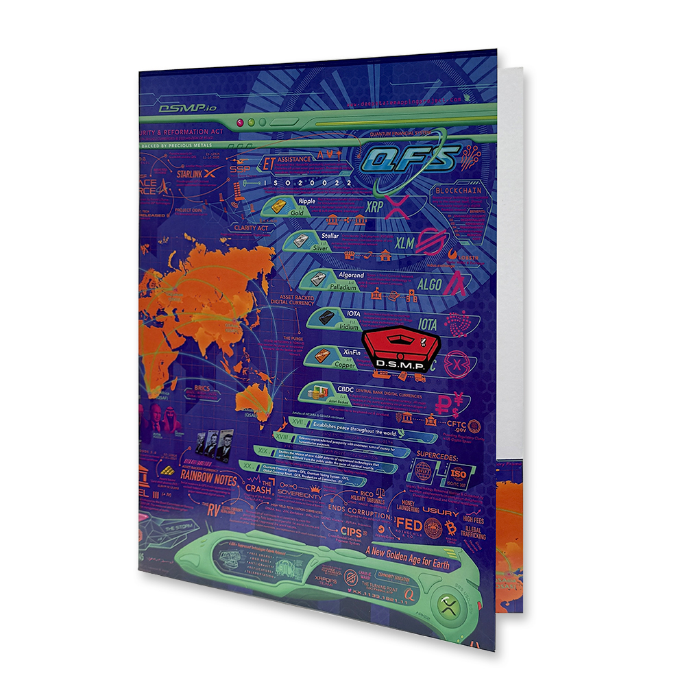 GESARA Map Pocket Folder 9" x 12" - DSMP.io